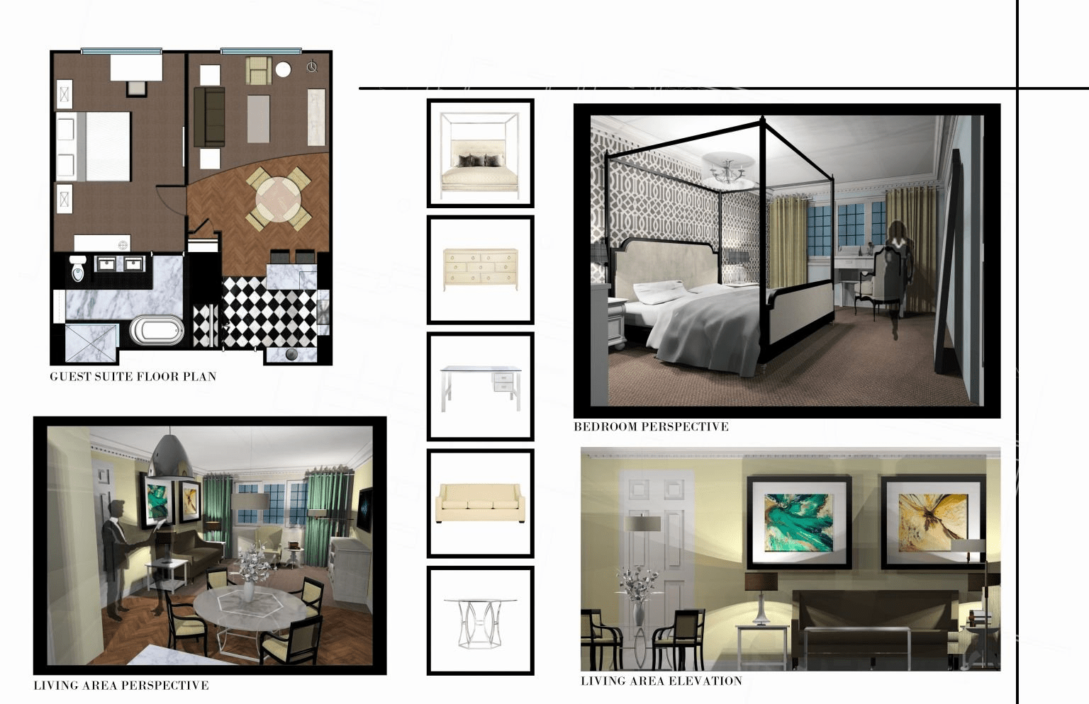 How to make an interior design portfolio and examples