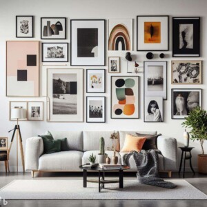 How to decorate an empty wall in an original way without breaking the bank?